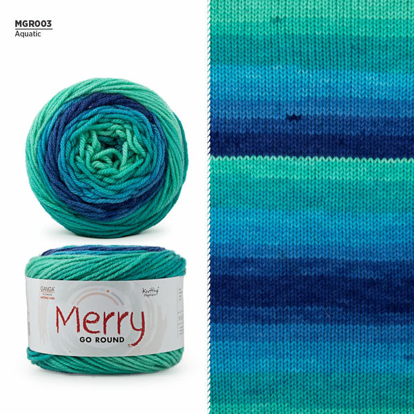 Merry Go Round Knitting Yarn - Knitting Happiness