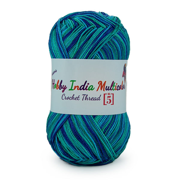 Hobby India Multicolor Crochet Thread - Knitting Happiness
