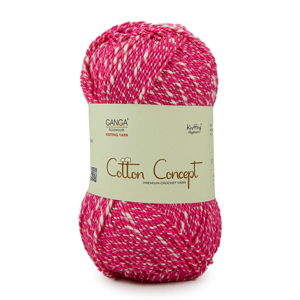 Cotton Concept Premium Crochet Yarn - Knitting Happiness