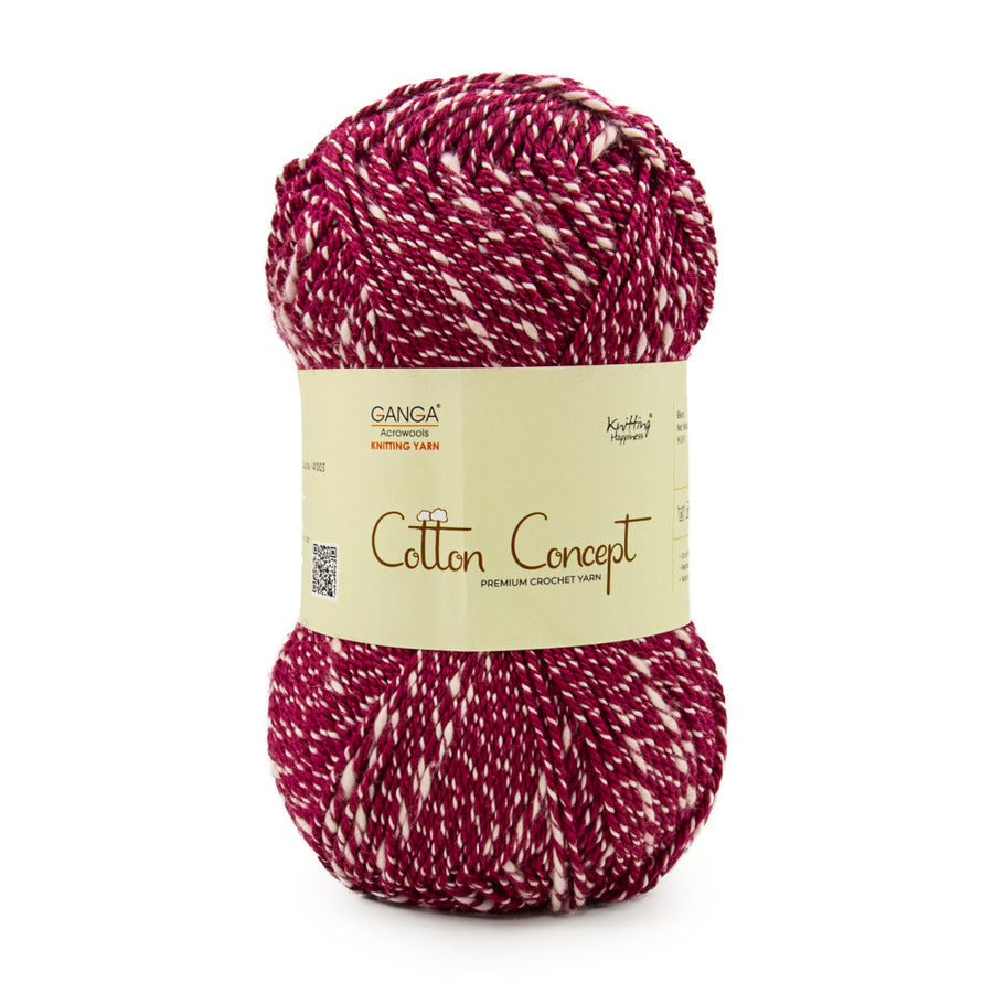 Cotton Concept Premium Crochet Yarn - Knitting Happiness