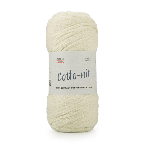Cotto-nit Compact Cotton Ribbon Yarn - Knitting Happiness
