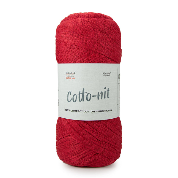 Cotto-nit Compact Cotton Ribbon Yarn - Knitting Happiness