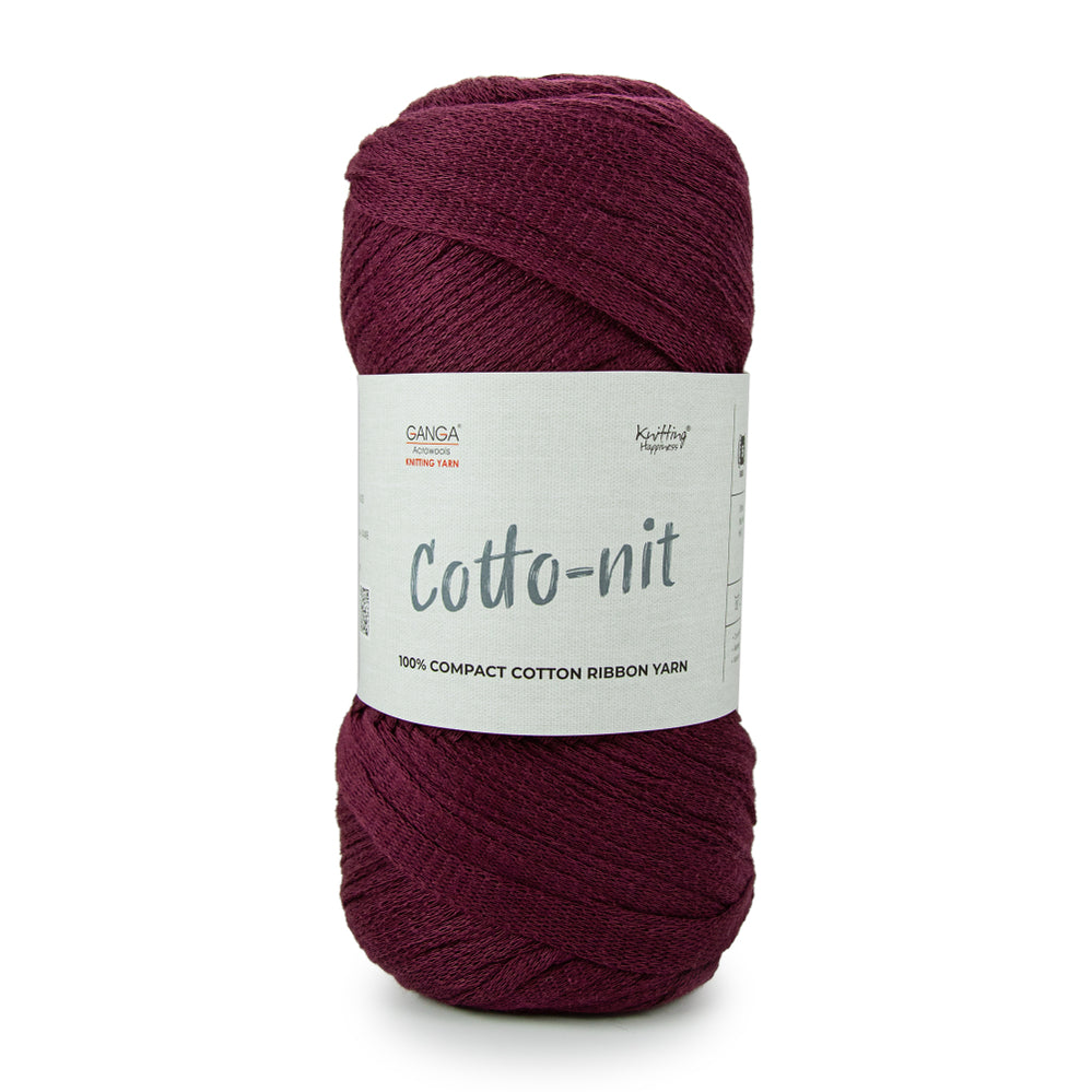 Cotto-nit Compact Cotton Ribbon Yarn - Knitting Happiness