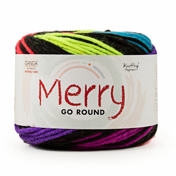 Merry Go Round Knitting Yarn - Knitting Happiness